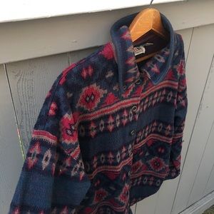 stefano | Jackets & Coats | Vintage Aztec Stefano Womens Button Down ...